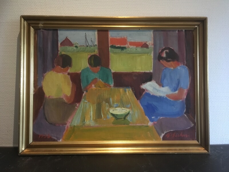 Secher Valdemar | ''Piger i Gl (1935) | MutualArt