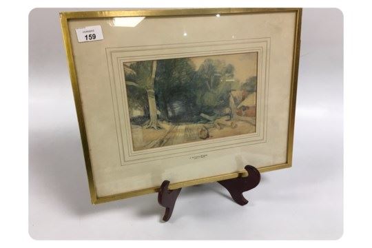 John Middleton | WOODLAND TRACK WITH COTTAGE | MutualArt