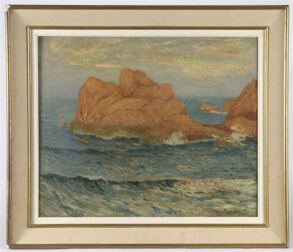 Maxime Maufra | Rochers rouges, côte bretonne | MutualArt
