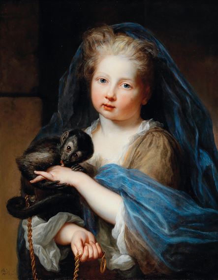 Alexis Simon Belle | Portrait of a young girl | MutualArt