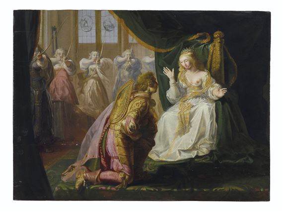 Nicolaus Knupfer | Theseus Proposing to Phaedra | MutualArt