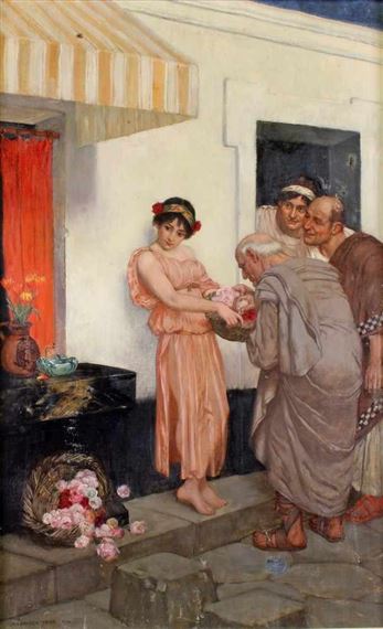 Alexander Frenz | Römisches Blumenmädchen (1904) | MutualArt