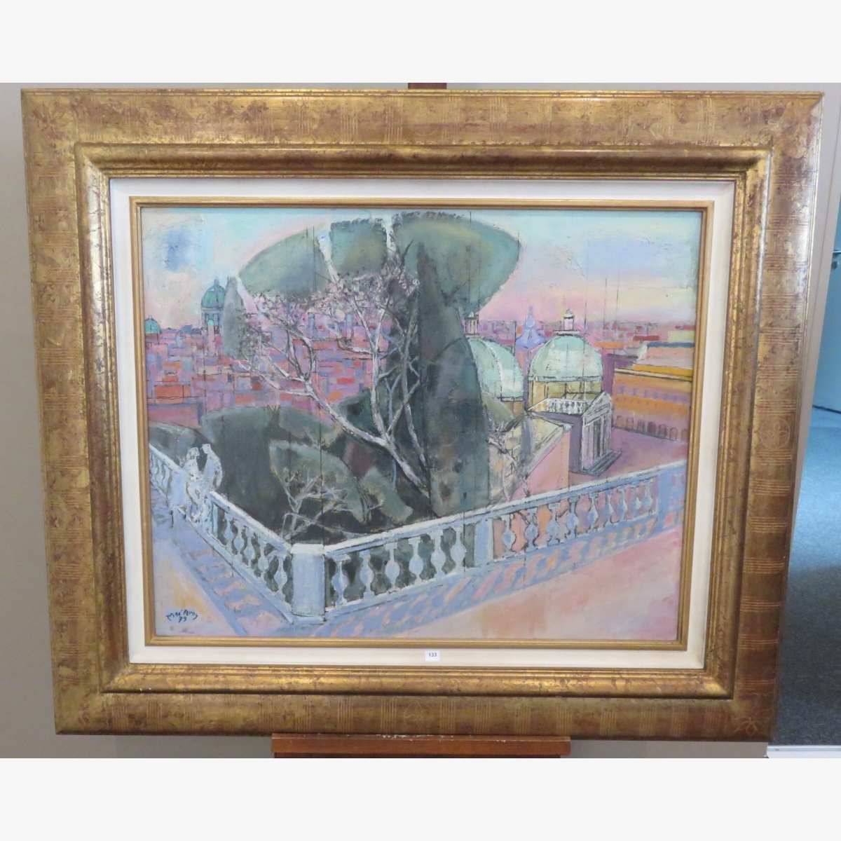 Édouard-Georges Mac-Avoy | Rome depuis la Villa Médicis (1979) | MutualArt