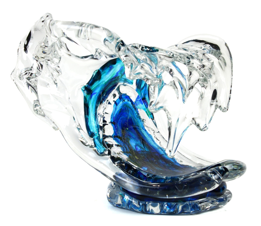 David Wight | David Wight Tsunami art glass wave | MutualArt