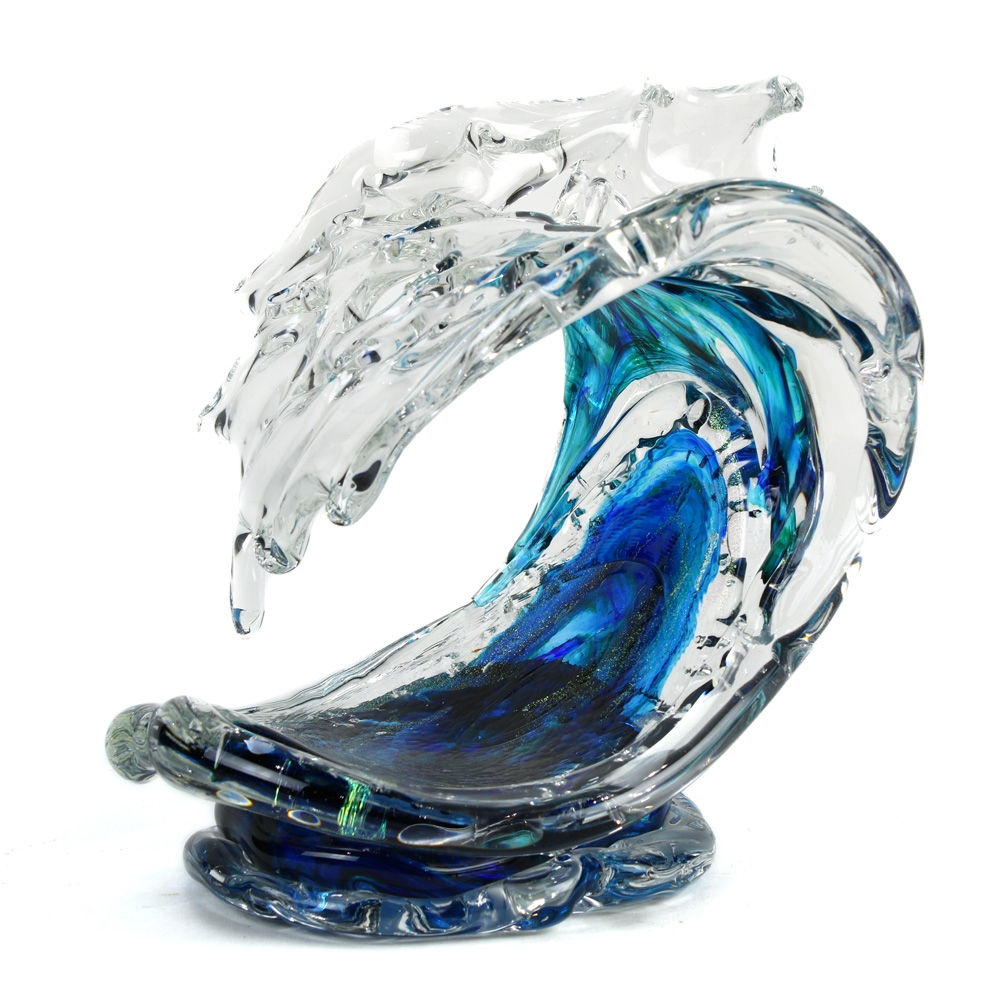 David Wight | David Wight Tsunami art glass wave | MutualArt