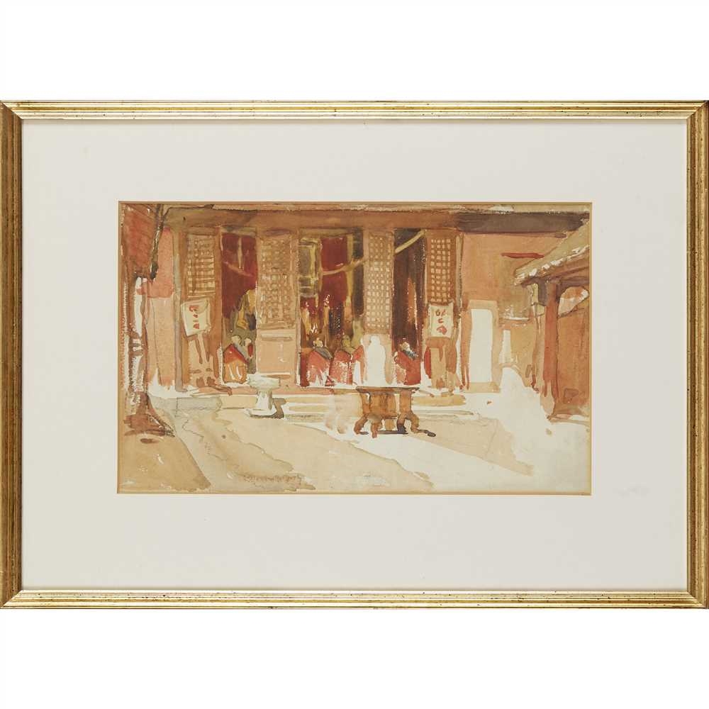 Eleanor Allen Moore | 'A JAPANESE TEMPLE', EARLY 20TH CENTURY | MutualArt