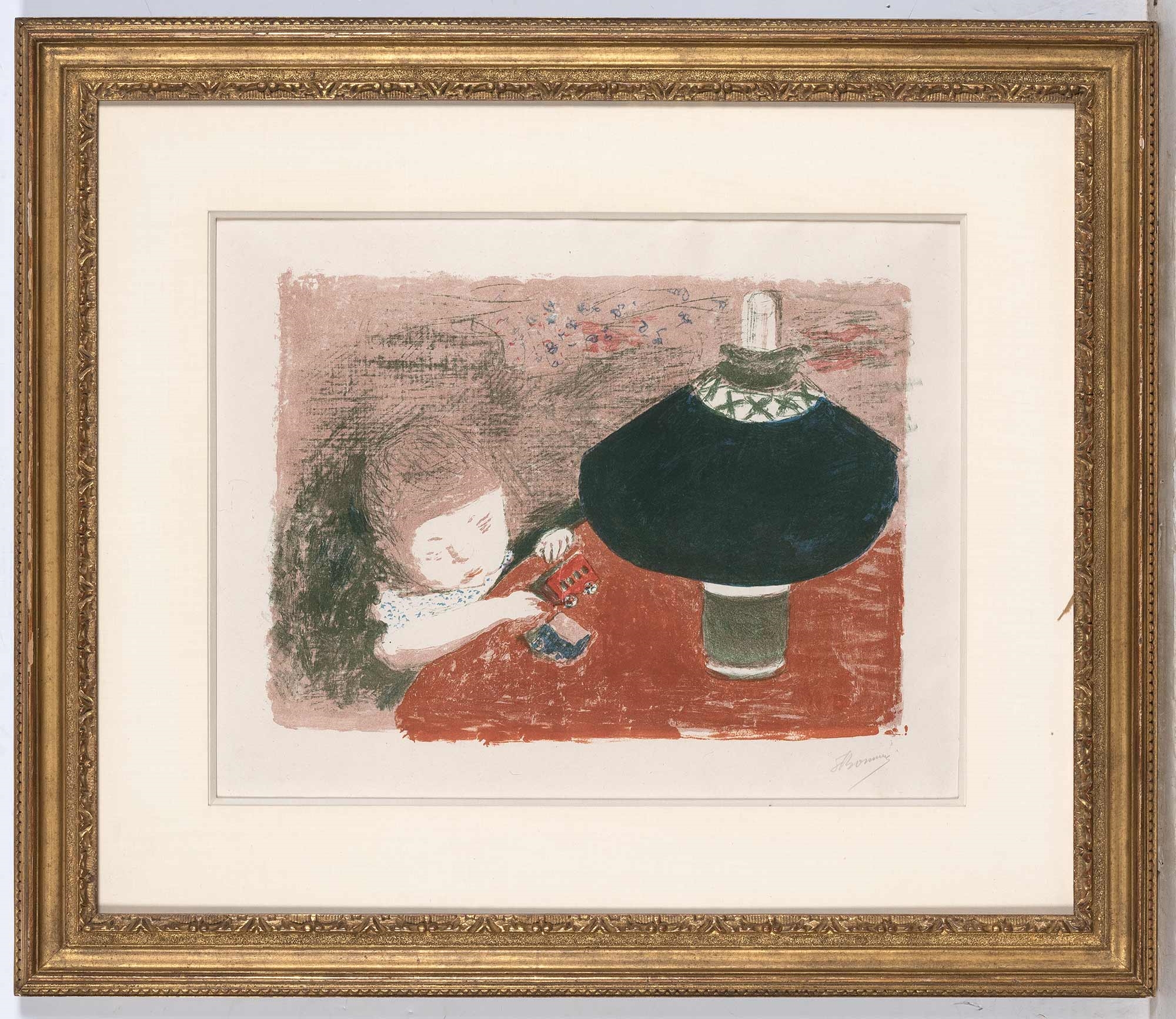 Pierre Bonnard | L'ENFANT À LA LAMPE | MutualArt