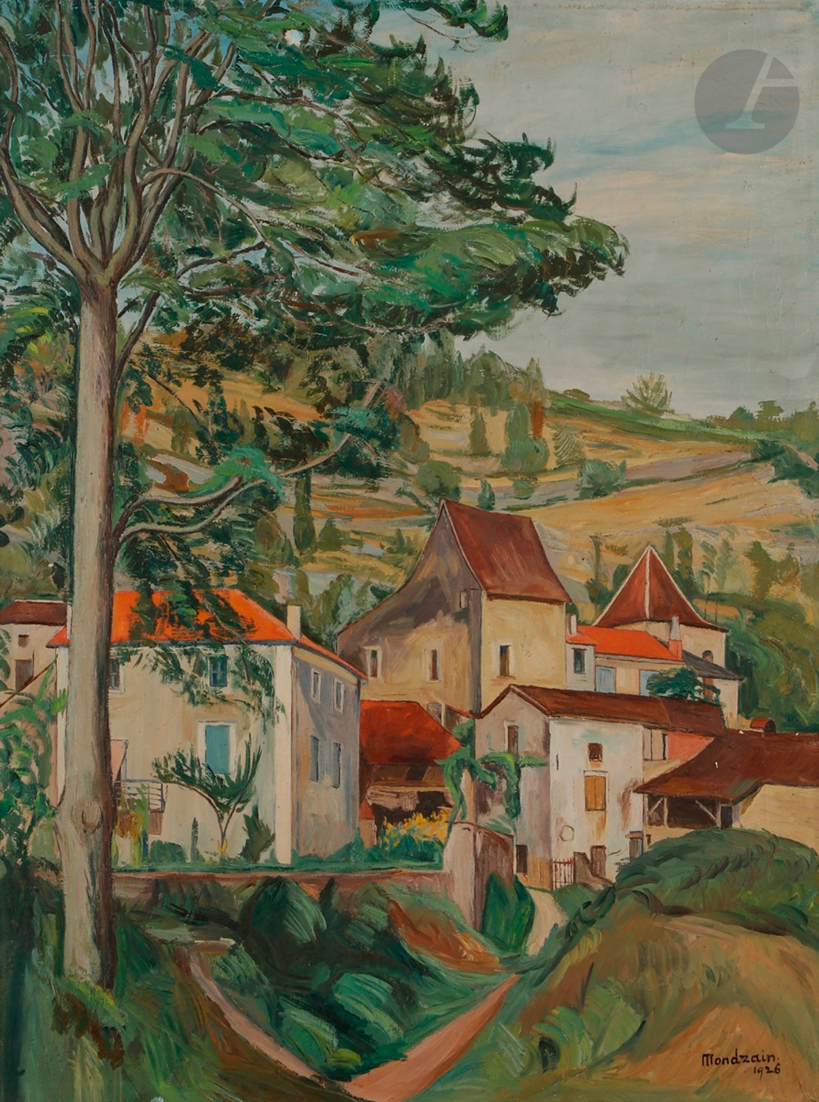 Simon Mondzain | Pejzaż (1926) | MutualArt