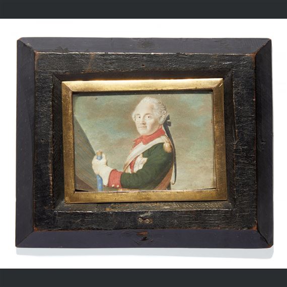 German School, 18th Century | Portrait présumé du maréchal-comte ...