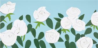 Alex Katz | White Roses (2014) | MutualArt