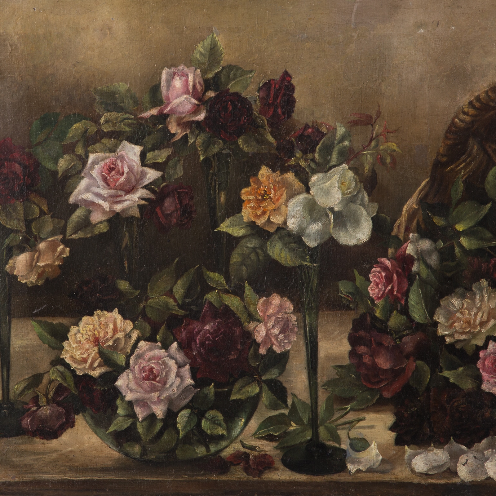 H. R. Fearnside | H.R. Fearnside. Elaborate Still Life with Flowers ...