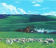 Lawrence Starkey | Pastoral Scene with Grazing Sheep | MutualArt