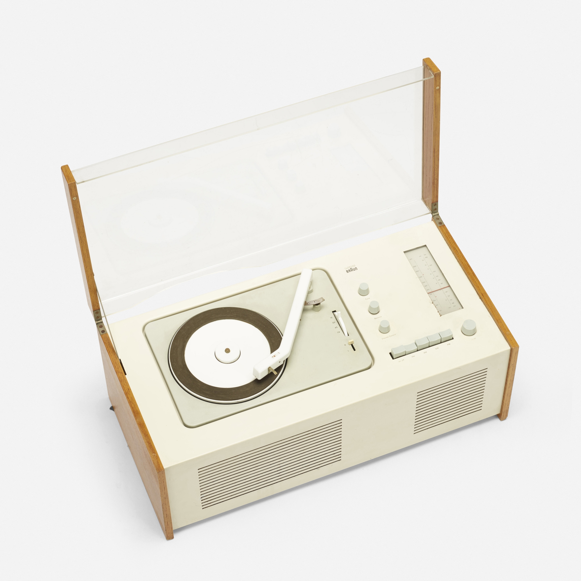 Dieter Rams | SK 5 Phonosuper radiogram with rare external Snow White ...