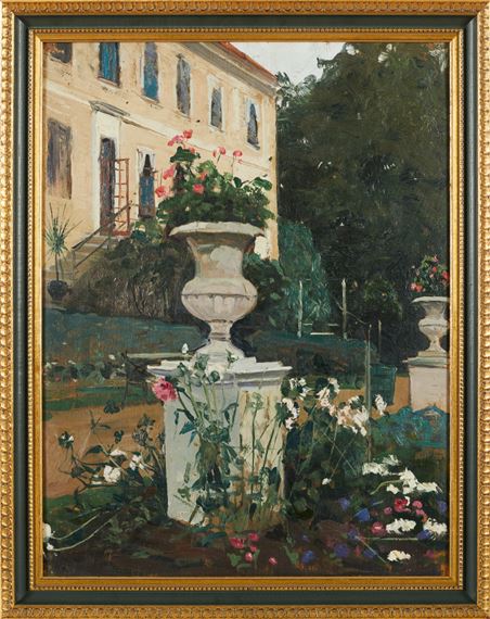 Lotten Rönquist | Parkmotiv från Myrö slott | MutualArt