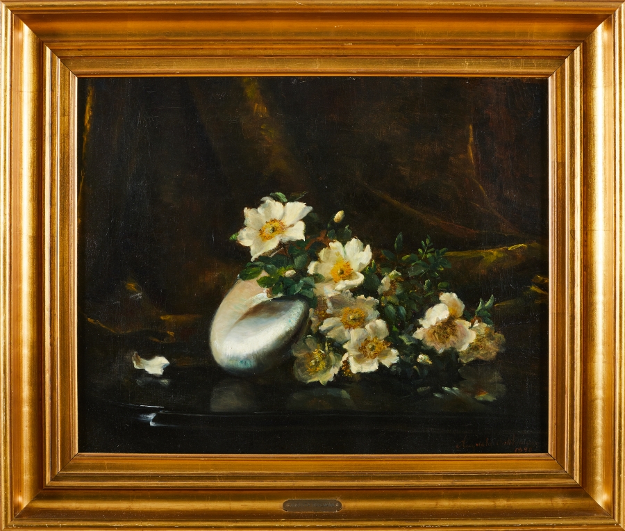 Henriette Augusta Johanne Dohlmann | Gule roser Nautilus (1890) | MutualArt