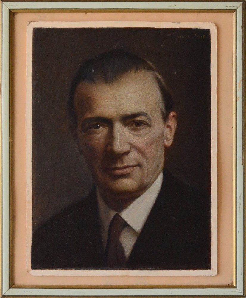 Mario Caffaro Rore | A Male Portrait (1948) | MutualArt