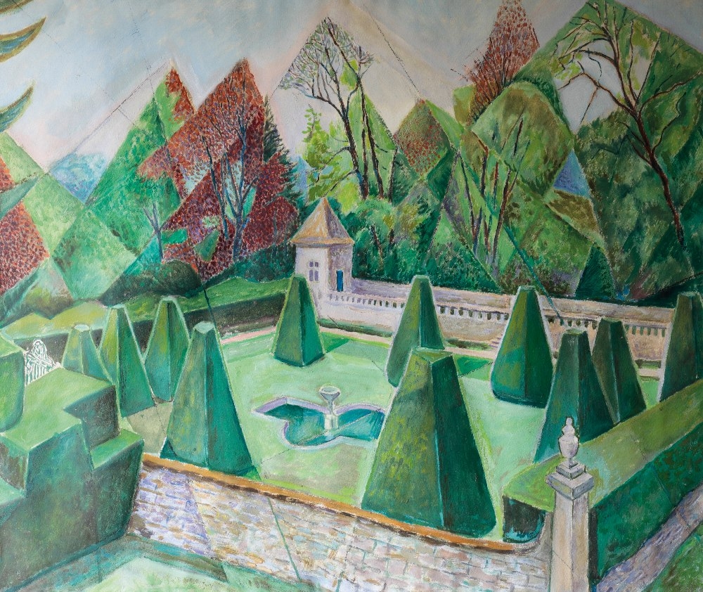 Marie Vorobieff Marevna | The French Garden, Athelhampton (1955 ...