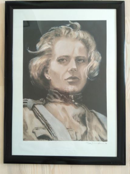 Simone Aaberg Kaern | Portrait of a female pilot (1998) | MutualArt