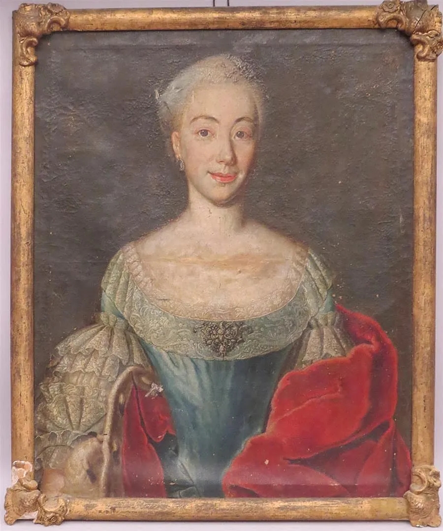 French School, 18th Century | HALF LENGTH PORTRAIT OF MARIA CLEMENTINA ...