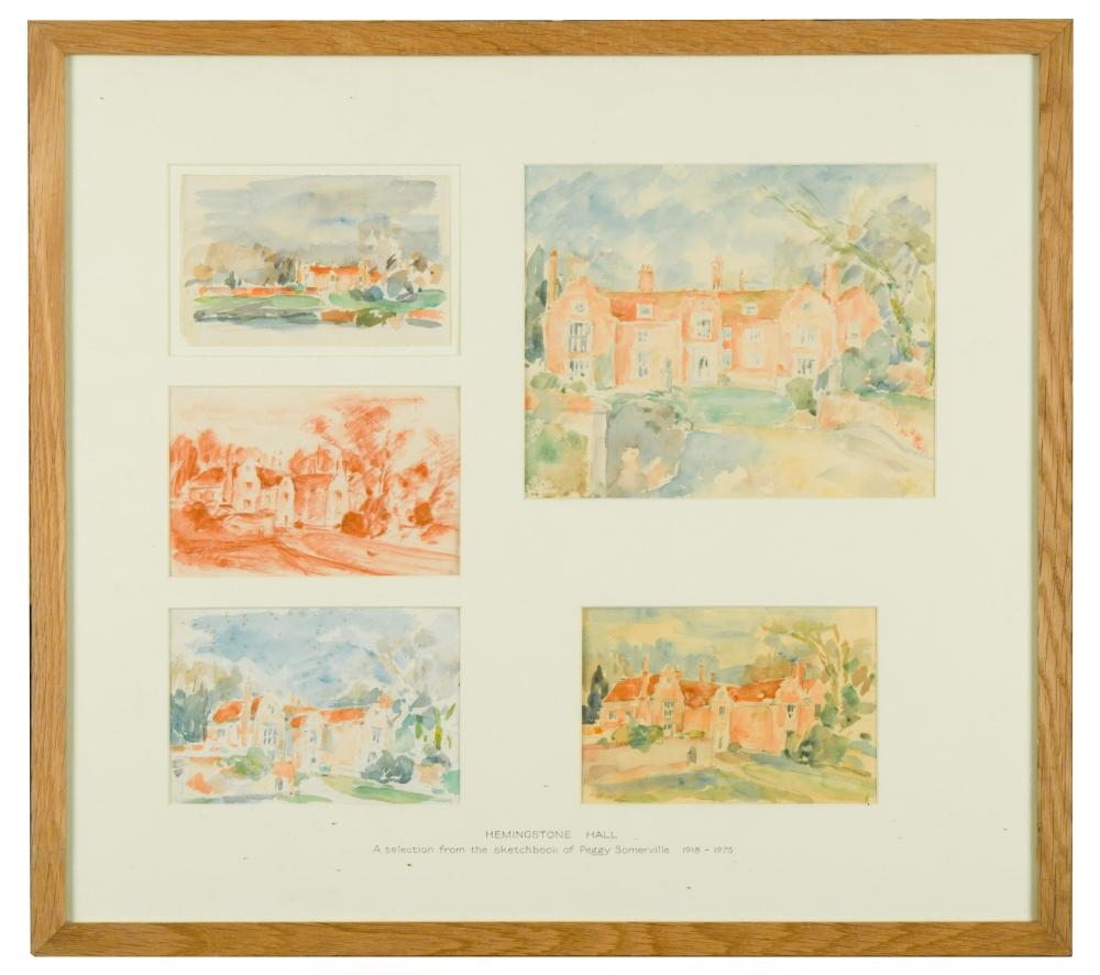 Peggy Somerville | Five views of Hemingstone Hall | MutualArt