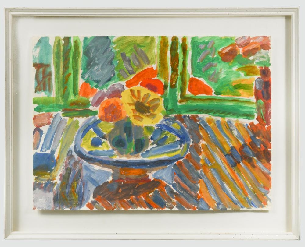 George Hooper | Still life of a bowl of fruit | MutualArt