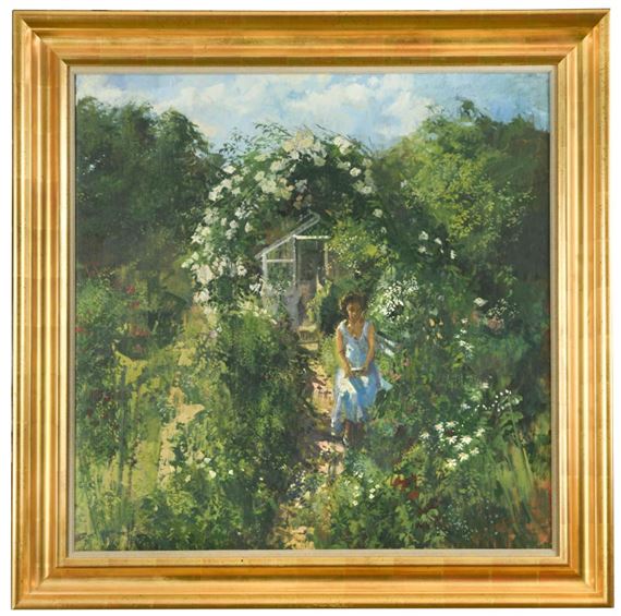 Peter Kuhfeld | The White Rose Arbour | MutualArt