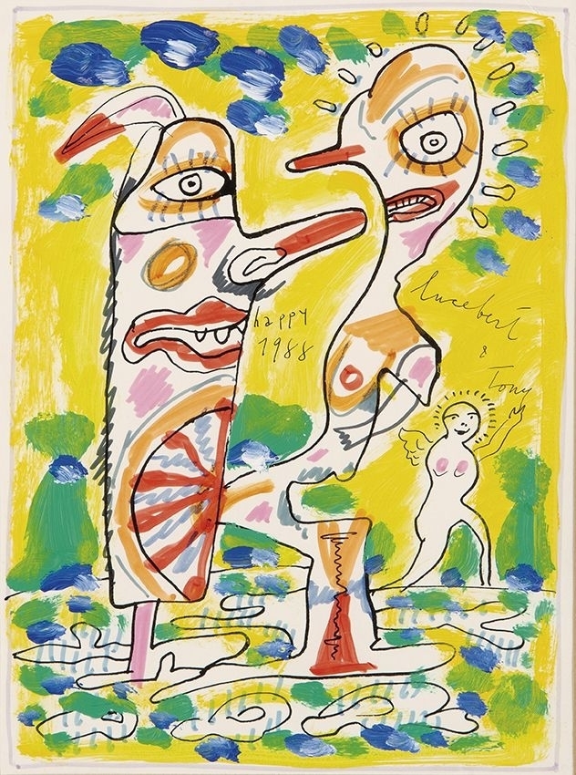 Lucebert | Happy (1988) | MutualArt