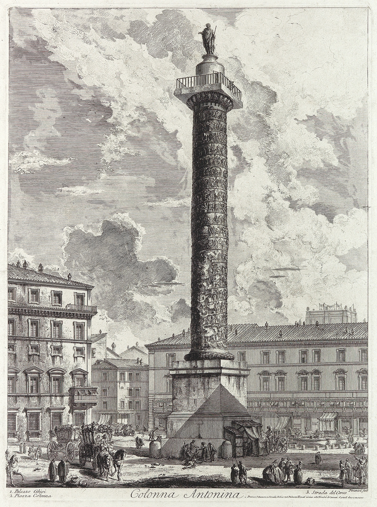 Giovanni Battista Piranesi | Colonna Antonina (1758) | MutualArt