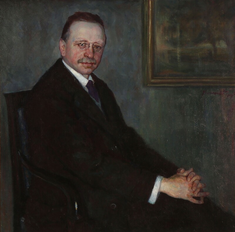 Caesar Kunwald | Portrait of Otto Benzon (1856–1927) (1909) | MutualArt