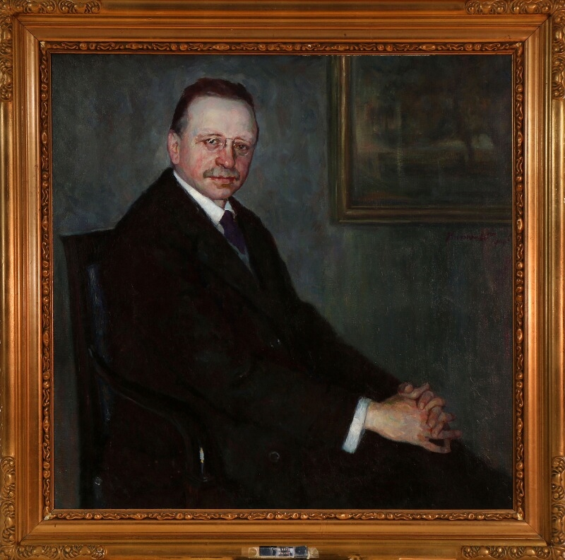 Caesar Kunwald | Portrait of Otto Benzon (1856–1927) (1909) | MutualArt