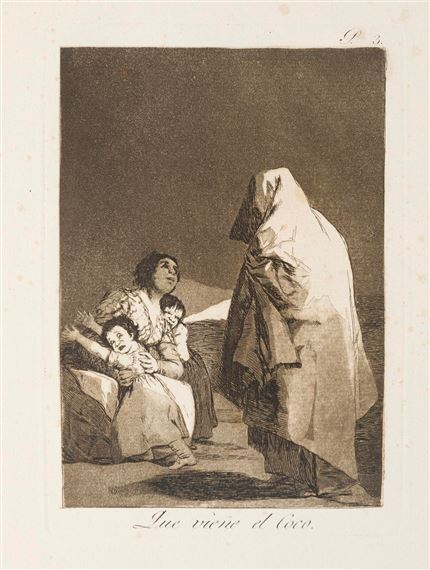 Francisco José de Goya y Lucientes | Que Viene el Coco (1860) | MutualArt
