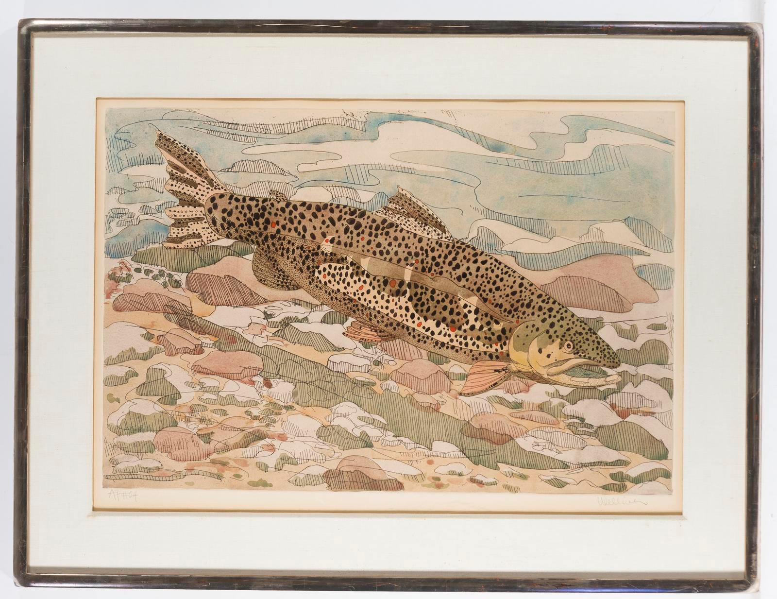 Neil Welliver | Brown Trout (1975) | MutualArt