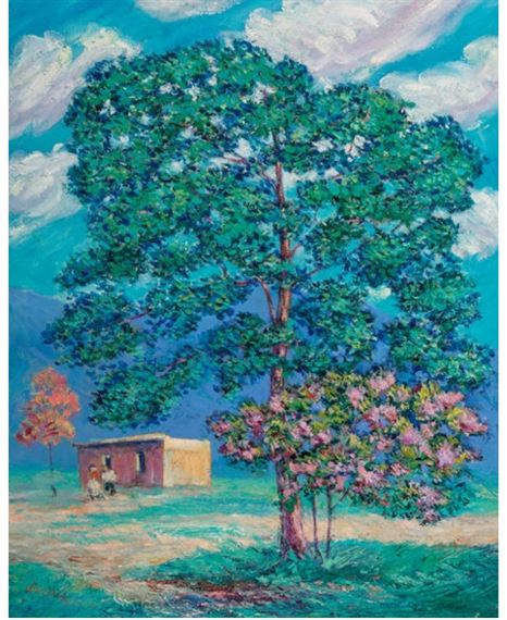 David Burliuk | Trees in Spring | MutualArt