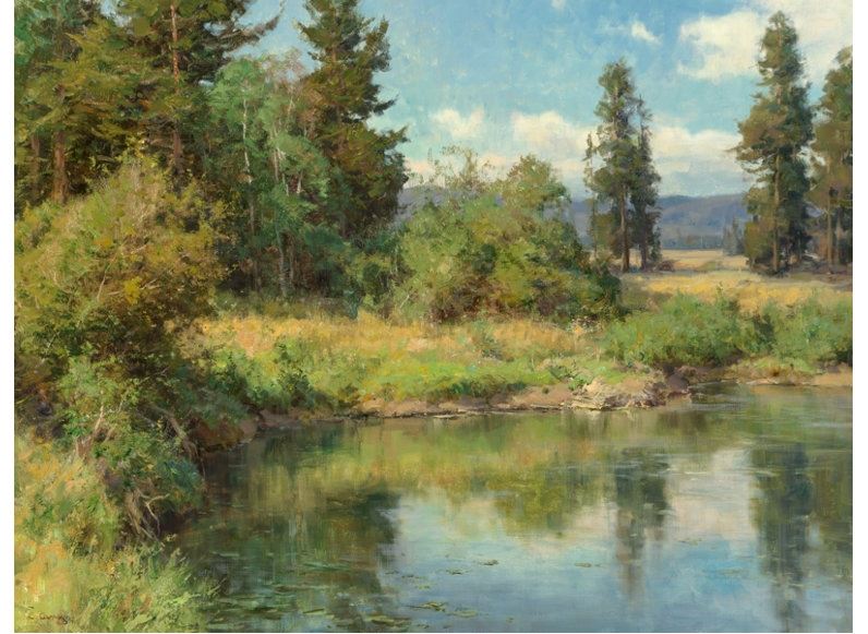 Clyde Aspevig | Summer Pond | MutualArt