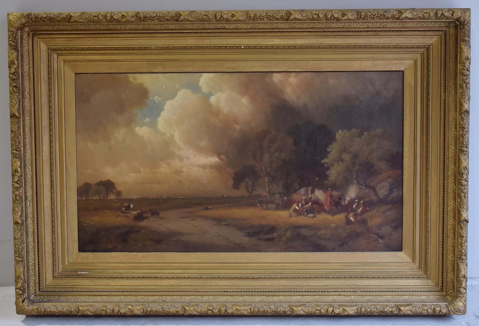 George Washington Nicholson | The Return of the fishermen at the beach ...