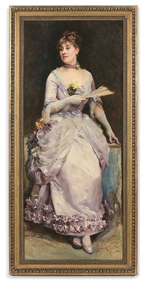 Raimundo de Madrazo y Garreta | Portrait de Madame Laure Hayman | MutualArt