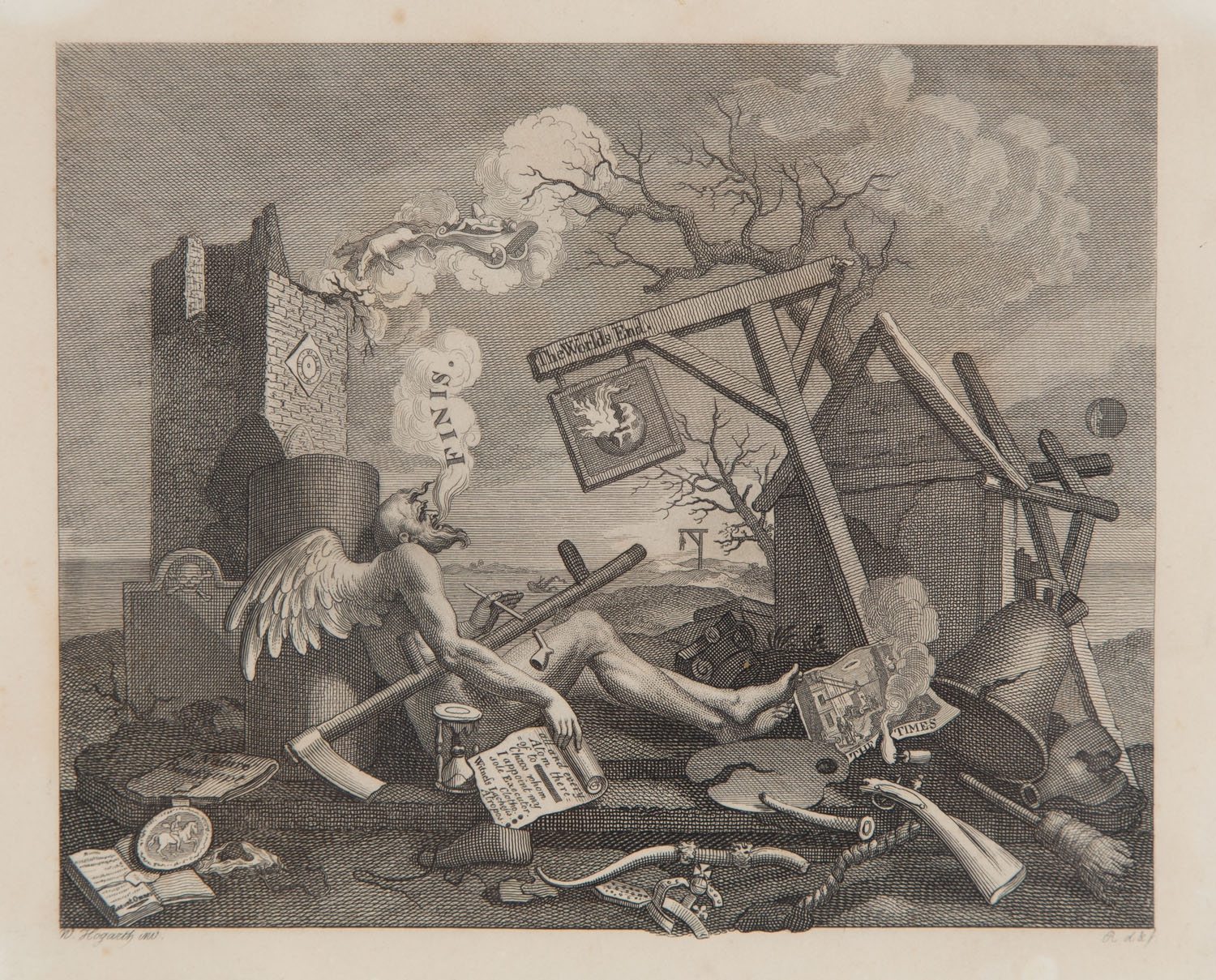 William Hogarth | The Bathos (1764) | MutualArt