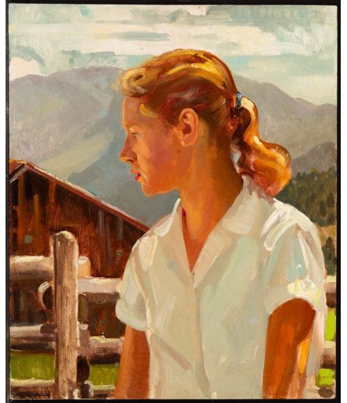 Olin Travis | Pony Tail Sketch | MutualArt