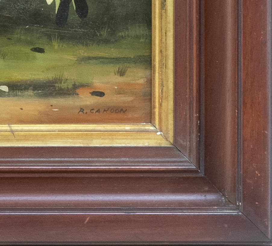 Ralph Eugene Cahoon Jr. | A woman walking a poodle while mermaids and ...