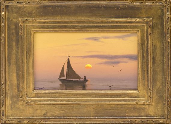 William R. Davis | Sunset Sail | MutualArt