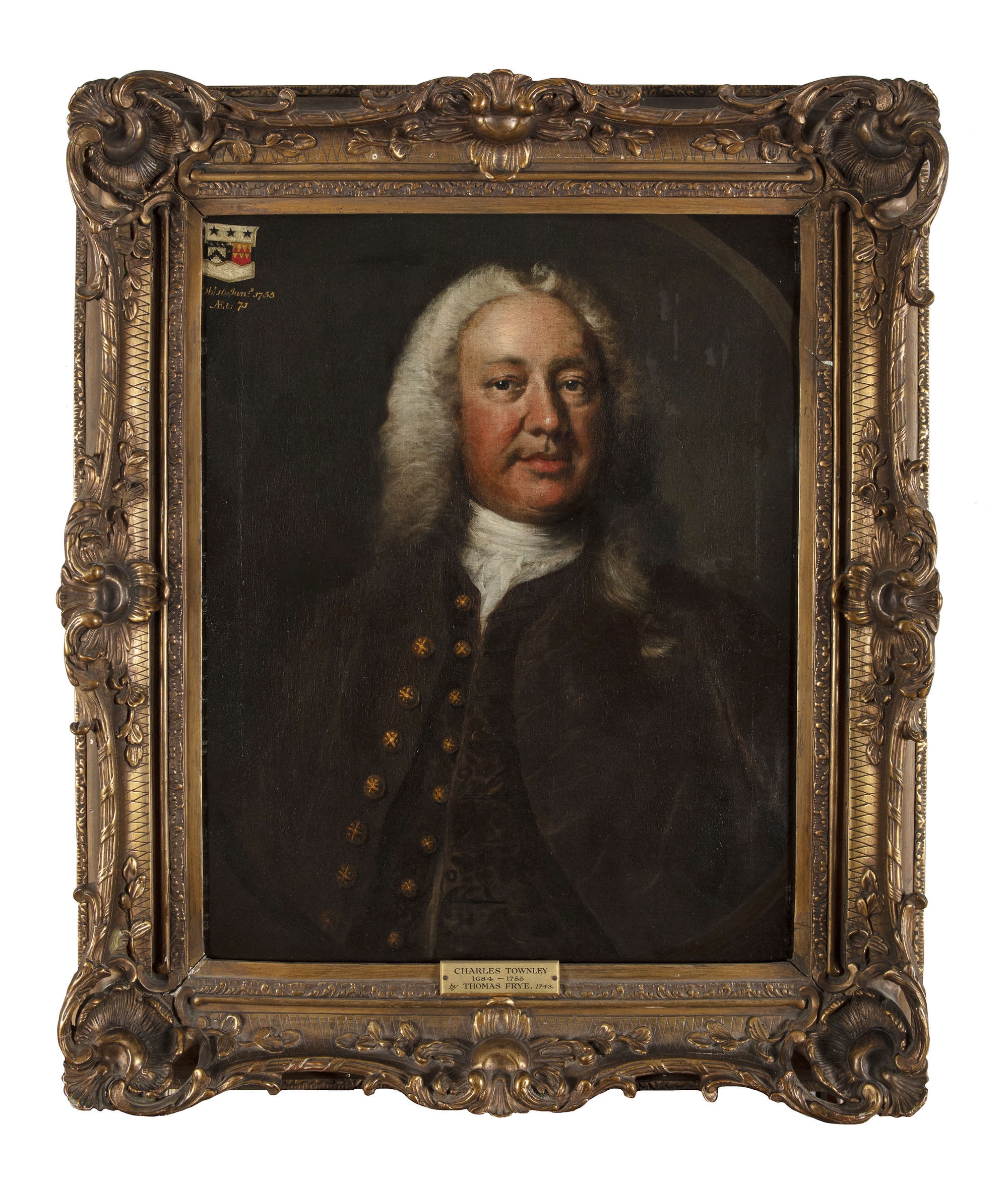 Thomas Frye | Portrait of Charles Townley | MutualArt