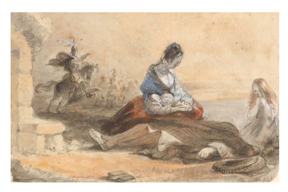 James Stephanoff | The death of Marmion | MutualArt