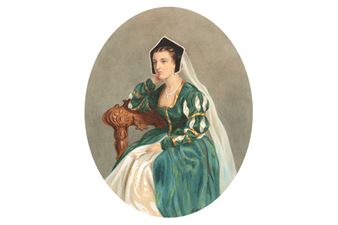 Adelaide Claxton | Head and Shoulders Portrait of a Young Lady | MutualArt