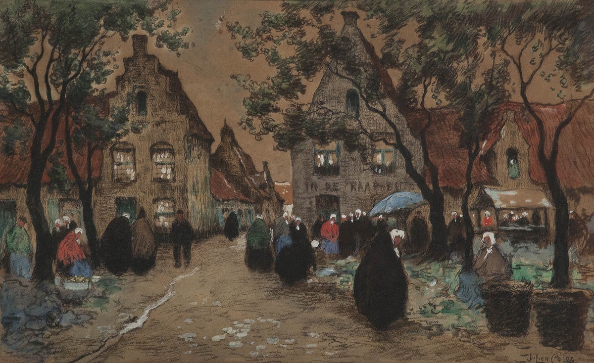 Julien Celos | At the market | MutualArt