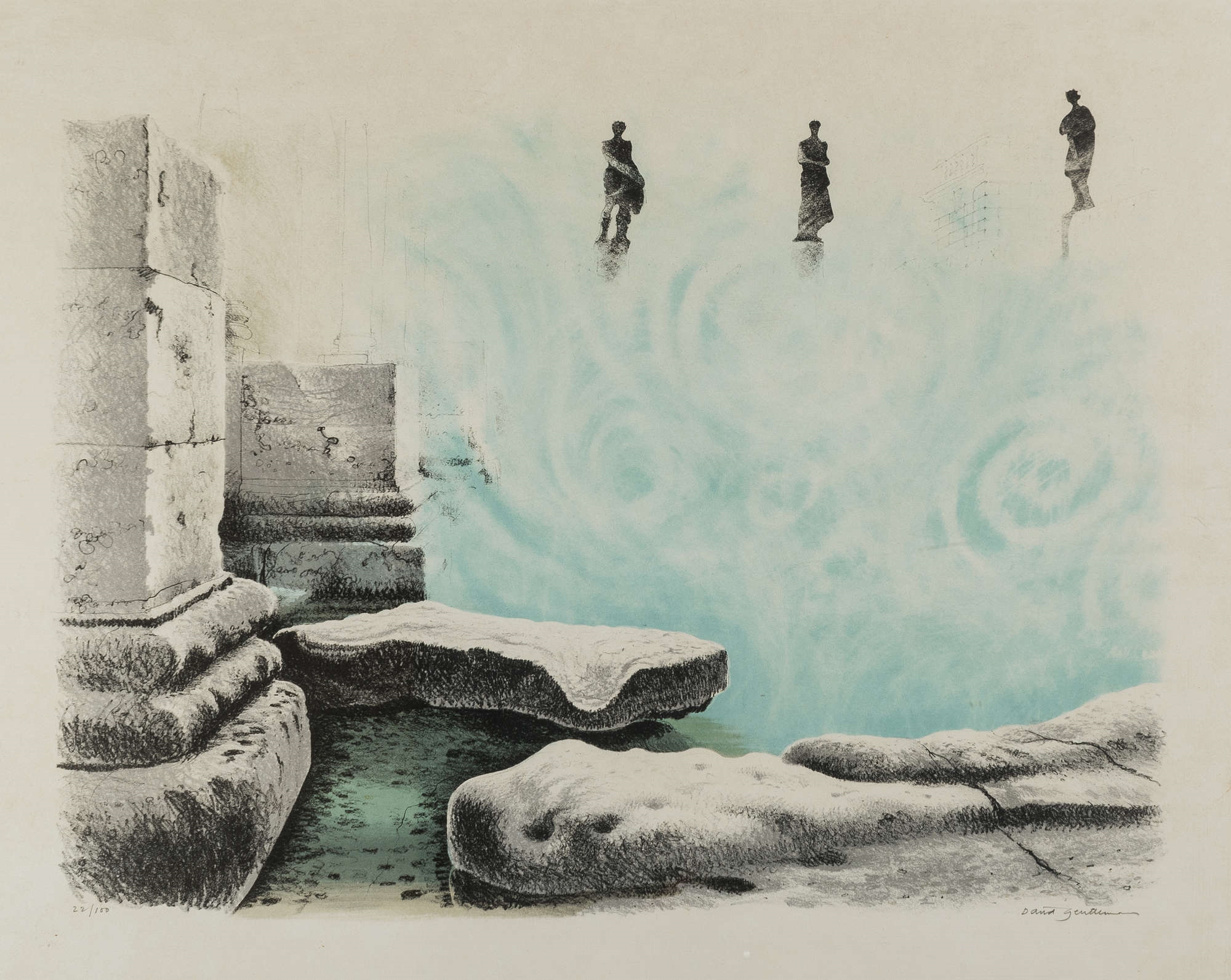 David Gentleman | Six works: Prints from The Bath Suite: | MutualArt