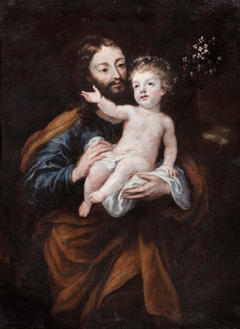 Fray Juan Andres Rizi | Saint Joseph with Christ Child | MutualArt