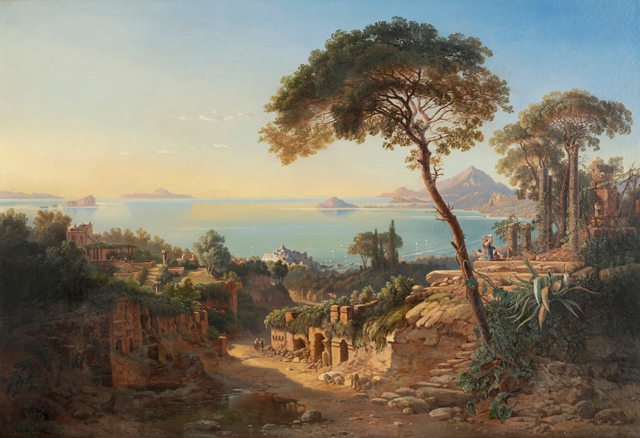 Henry Jaeckel | Southern Italian coastal landscape | MutualArt