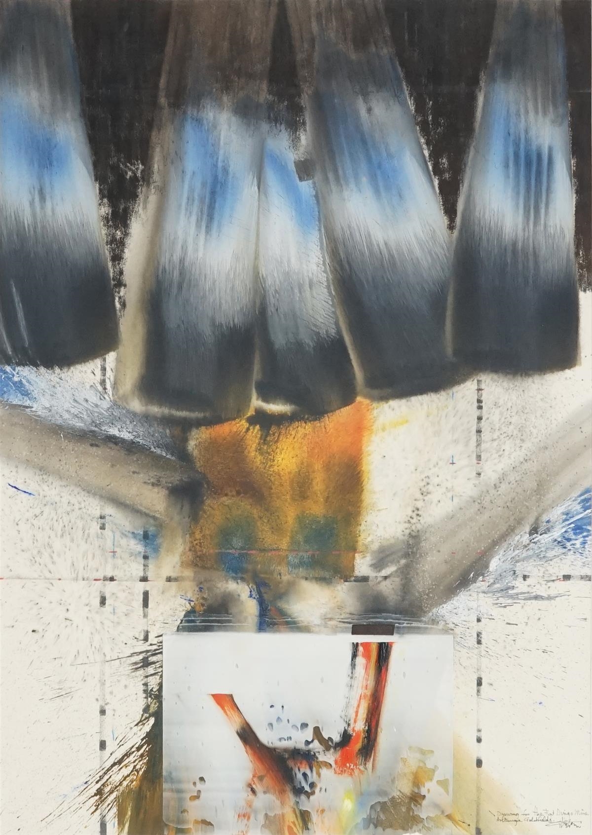 Thomas Gleghorn | Drawing for the Fat Dingo Mine, Arltunga Goldfields ...