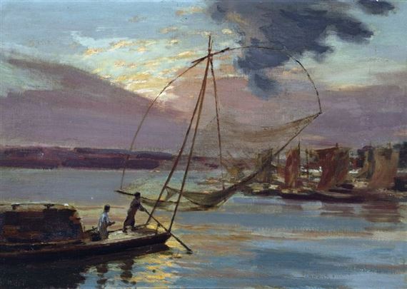 Henri Emile Vollet | Retour de pêche | MutualArt