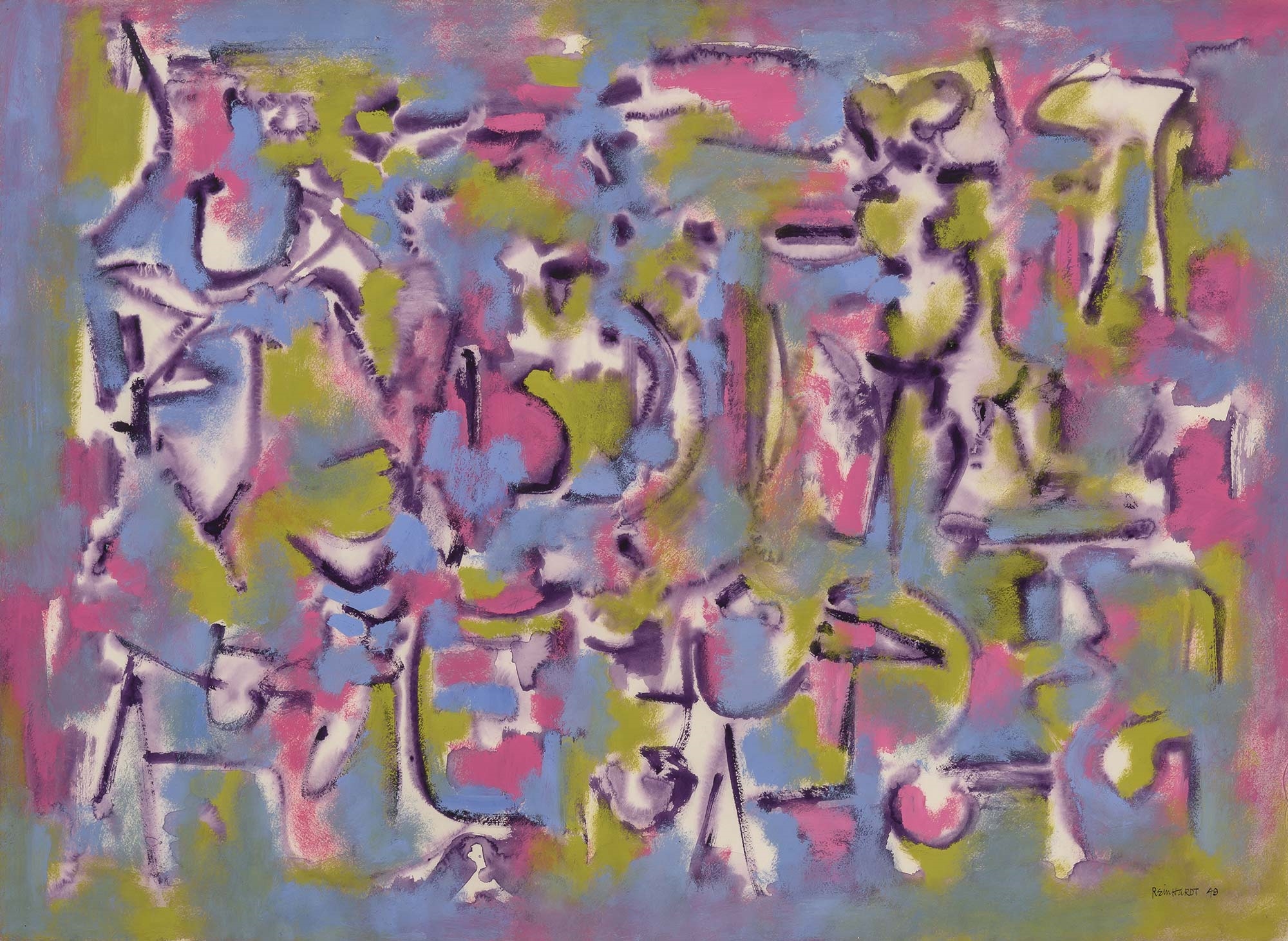 Reinhardt Ad | Number Twelve (1949) | MutualArt